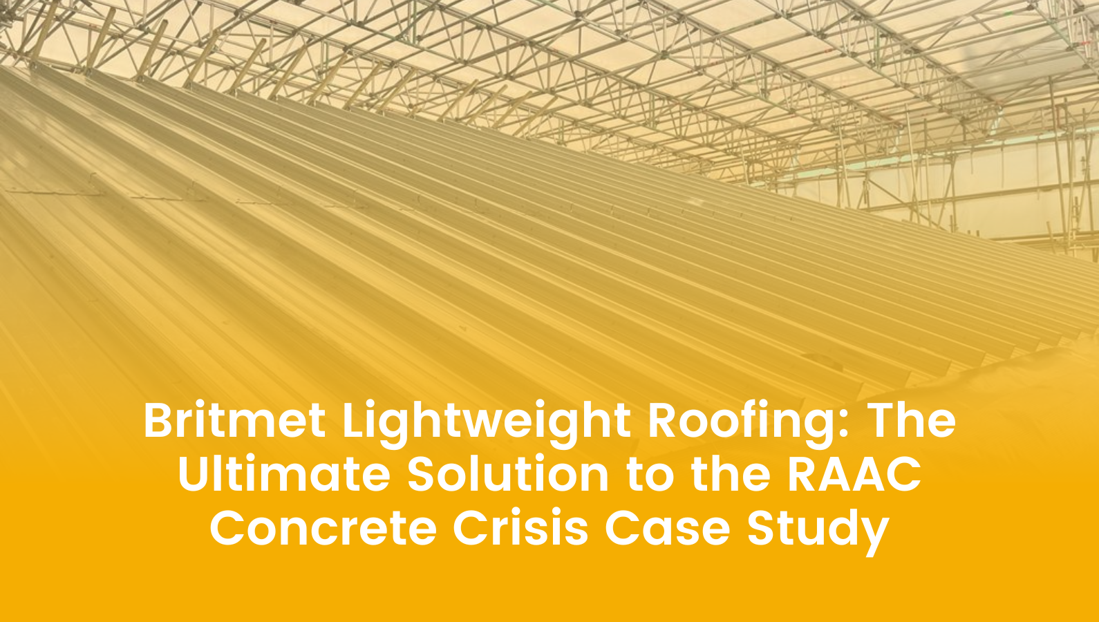 The Solution to the RAAC Concrete Crisis Case Study