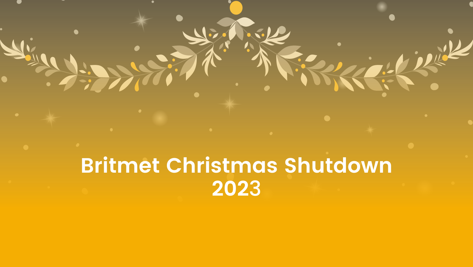 Britmet Lightweight Roofing Christmas Shutdown Information for 2023